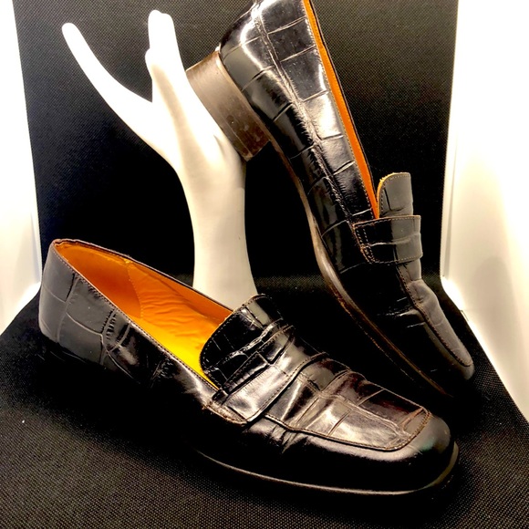 Harold's | Shoes | Harold Powell Sz 6 Penny Loafers Cognac Leather ...